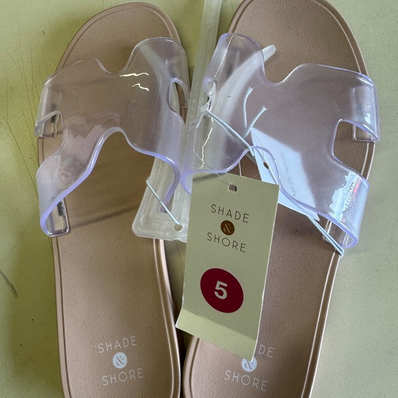 Shade & Shore | Shoes | Shade Shore Clear Bonnie Jelly Sandals | Poshmark